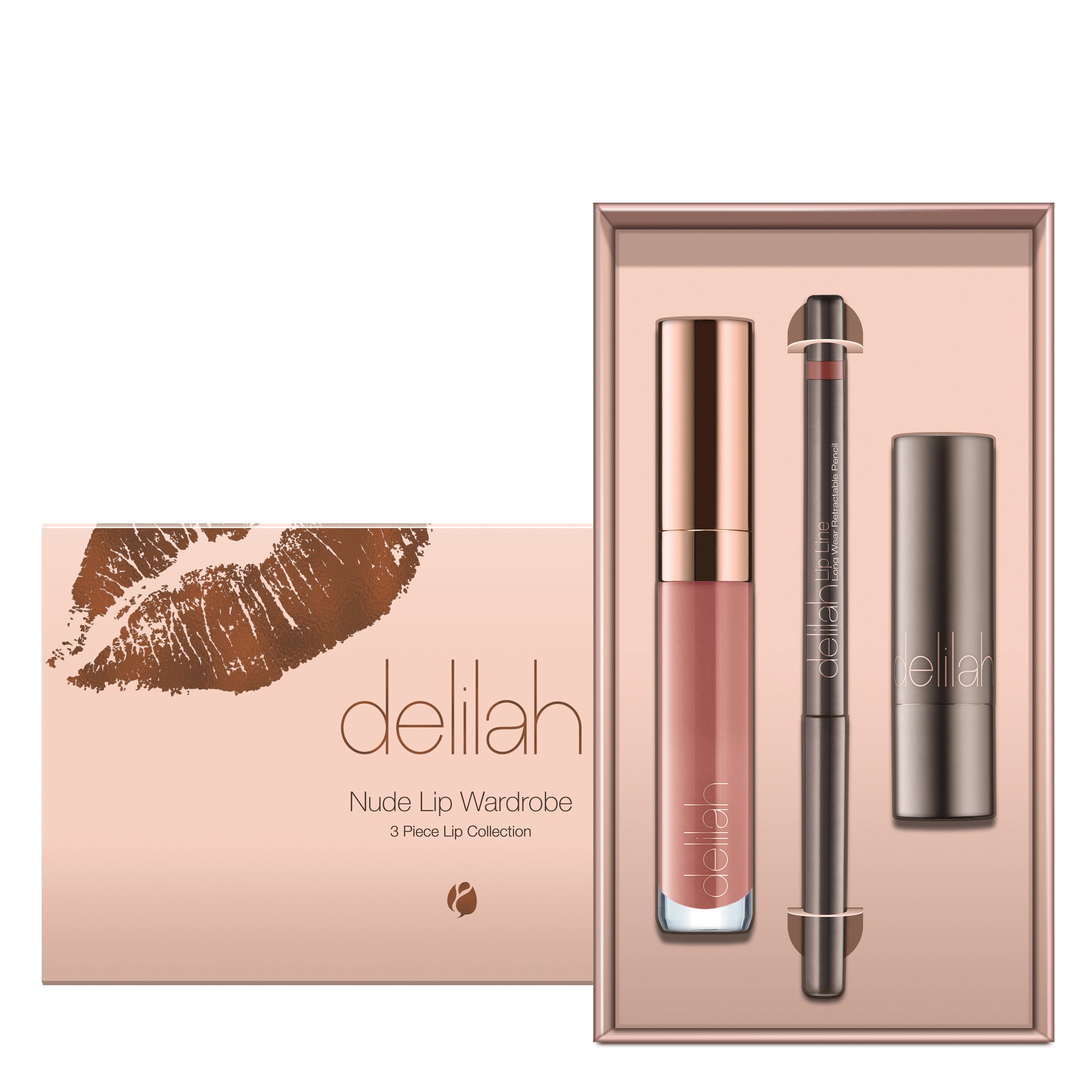Nude Lip Wardrobe | The Perfect delilah Nude Collection – delilah ...
